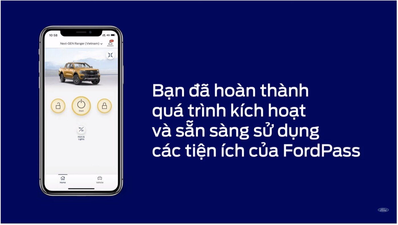 Hướng dẫn kết nối FordPass trên Ford Ranger